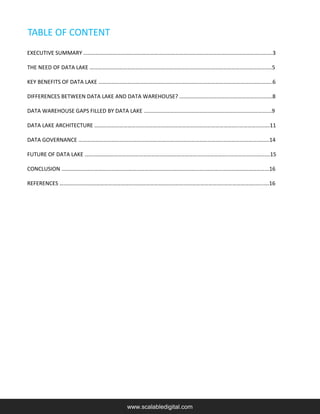 Enterprise Data Lake - Scalable Digital | PDF