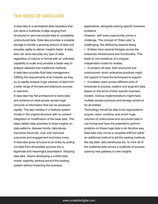 Enterprise Data Lake - Scalable Digital | PDF