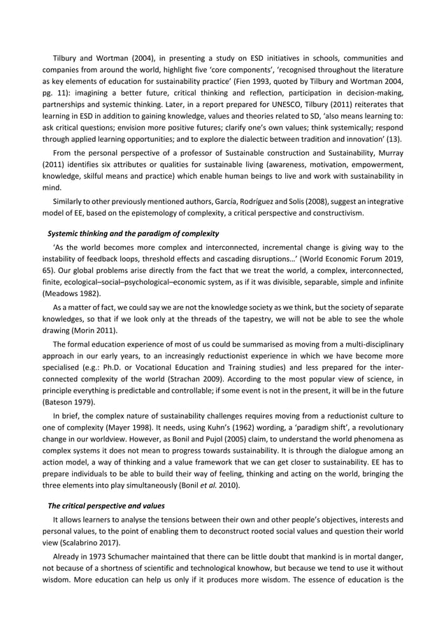 Accepted Manuscript of "A theoretical framework to address Education ...