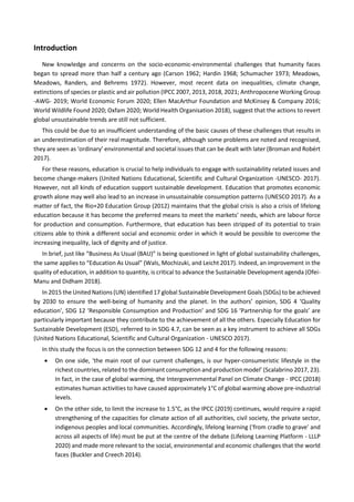 Accepted Manuscript of "A theoretical framework to address Education ...