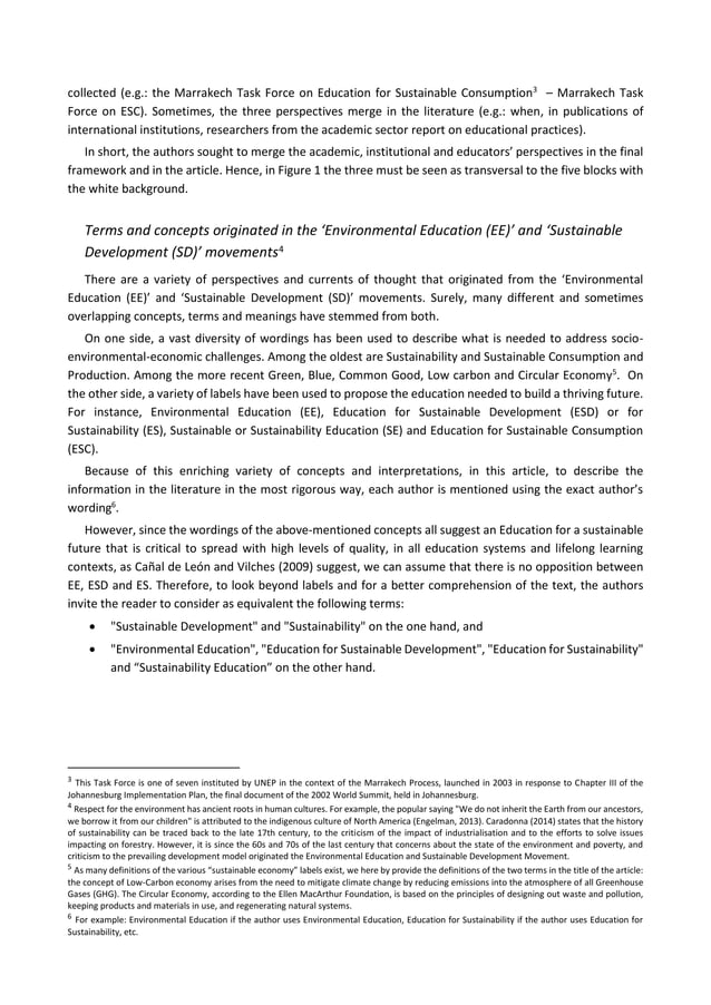 Accepted Manuscript of "A theoretical framework to address Education ...