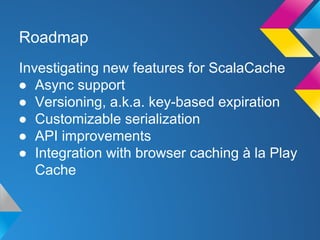 ScalaCache: simple caching in Scala | PDF | Programming Languages | Computing
