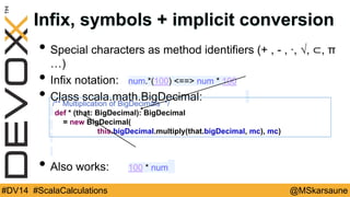 Bring your calculations to Scala! | PPTX | Programming Languages | Computing