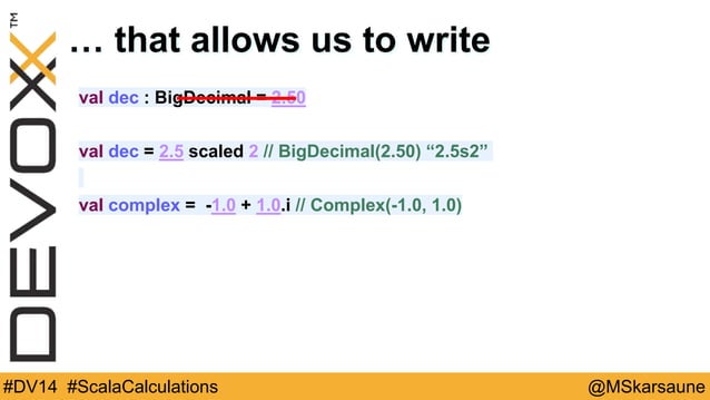 Bring your calculations to Scala! | PPTX | Programming Languages | Computing
