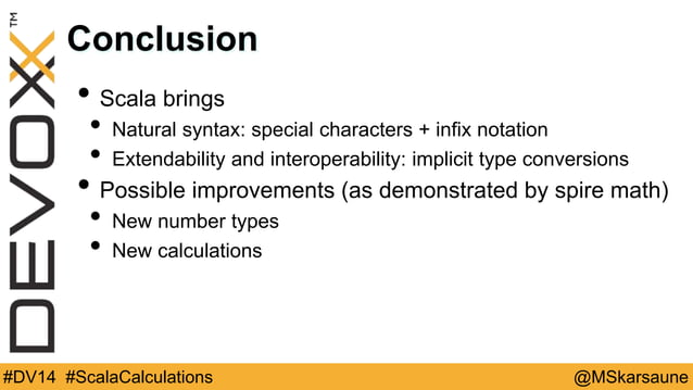 Bring your calculations to Scala! | PPTX | Programming Languages | Computing