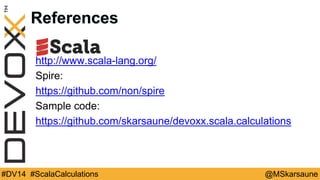 Bring your calculations to Scala! | PPT