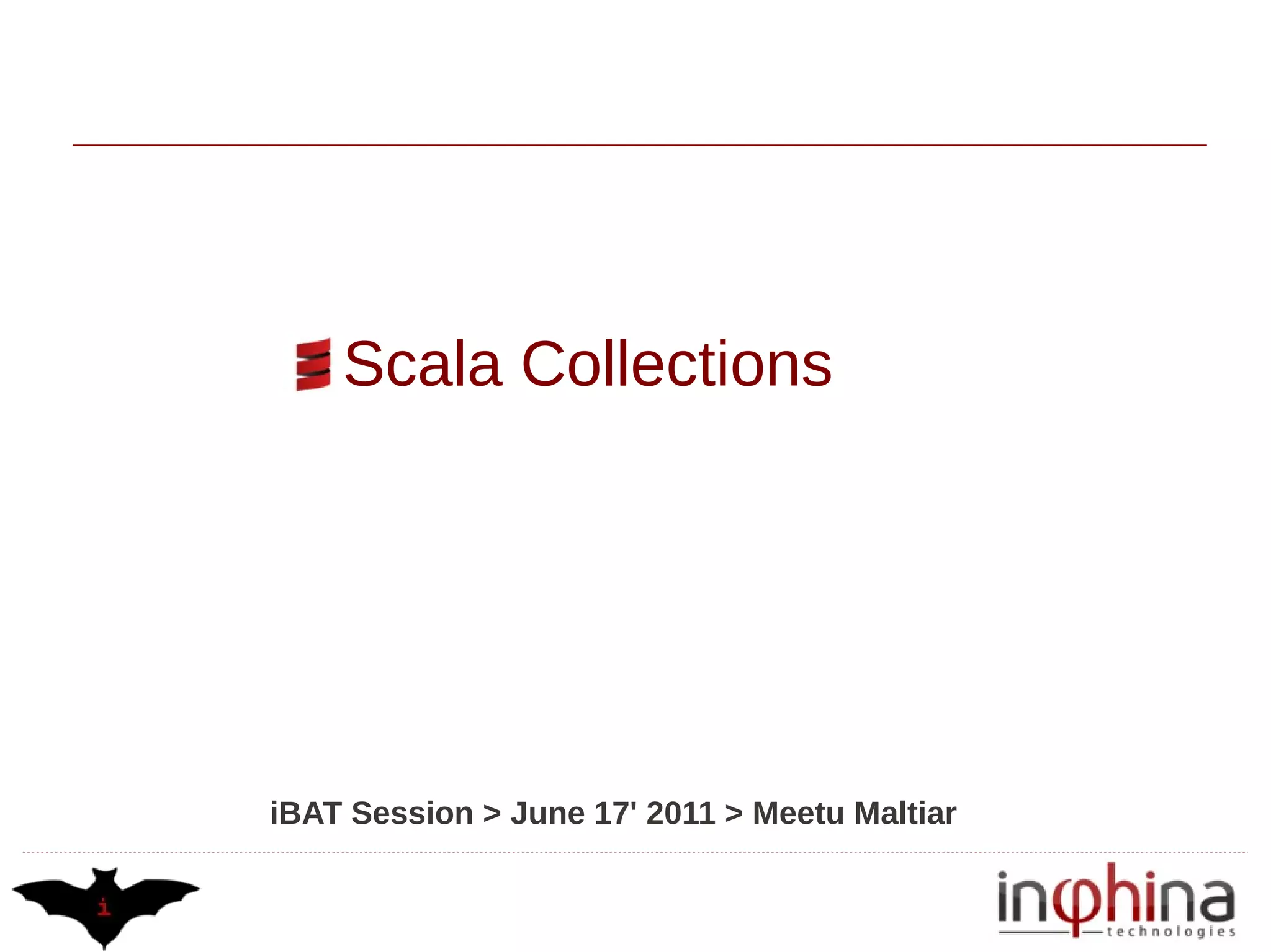 Scala collections | PPT