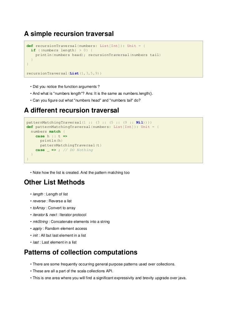 Scala collections api expressivity and brevity upgrade from java
