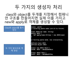 Scala companion object | PPT