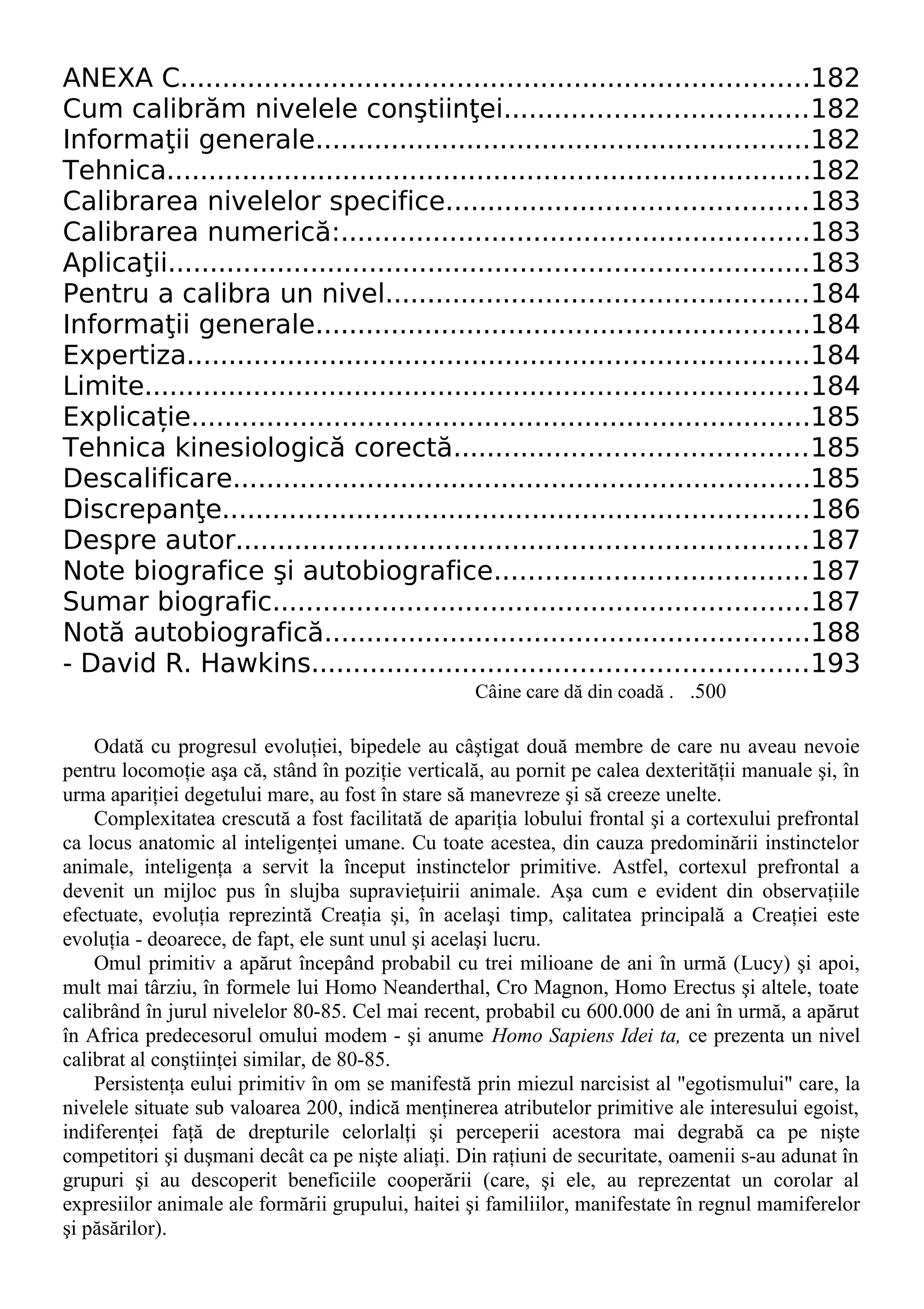 Scala constiintei hawkins | PDF