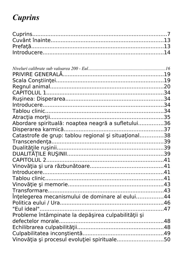 Scala constiintei hawkins | PDF