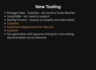 Scala days 2016 overview | PPT
