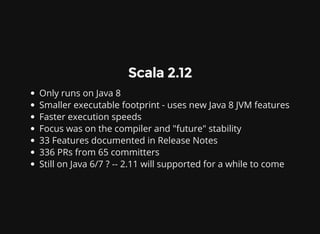 Scala days 2016 overview | PPT