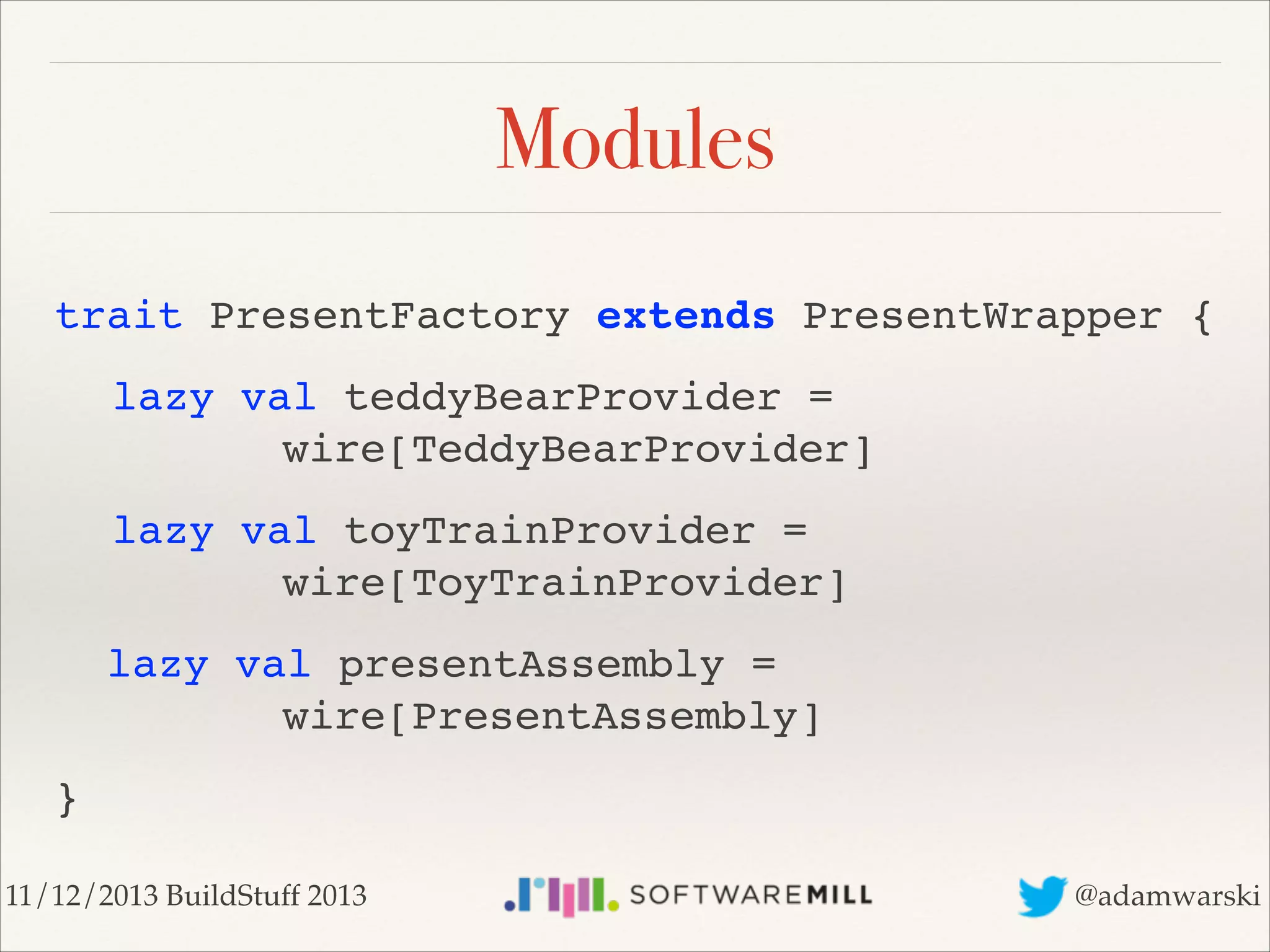 The No Framework Scala Dependency Injection Framework Ppt