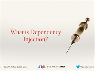 The no-framework Scala Dependency Injection Framework | PPT