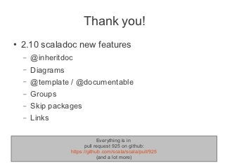 Scaladoc for reflection | PPT