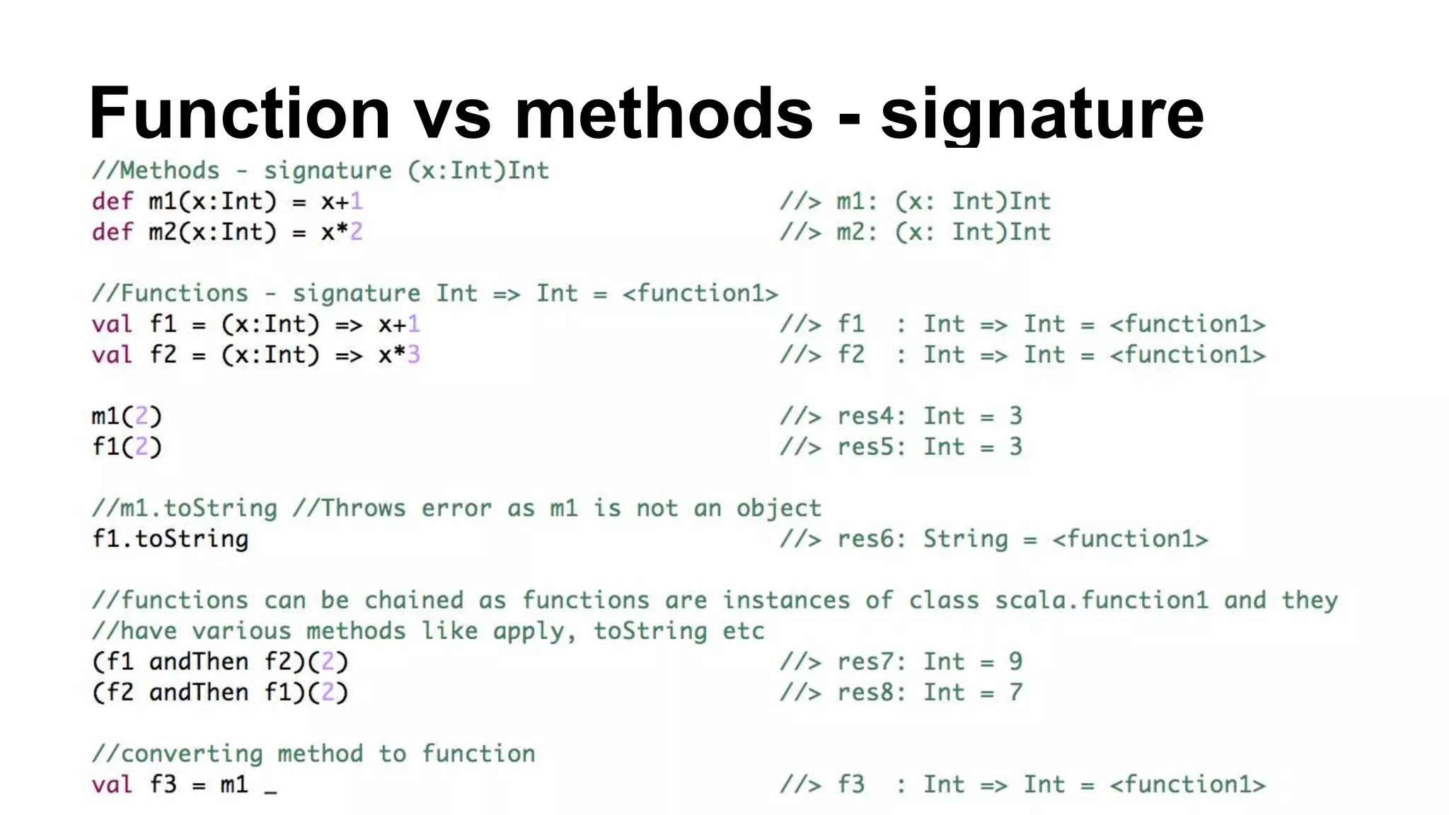 Scala functions | PPTX