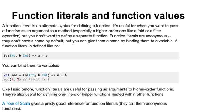 Scala functions | PPTX