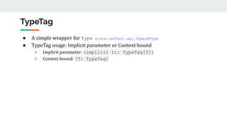 Scala fun part: Reflection(runtime) | PDF