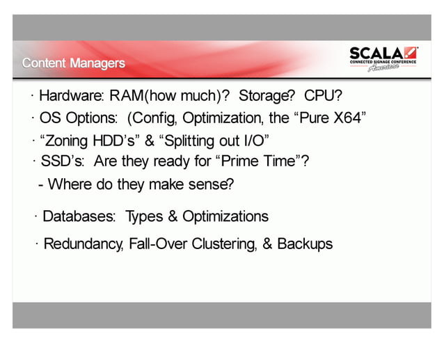 Scala Hardware and Scaling Considerations | PDF