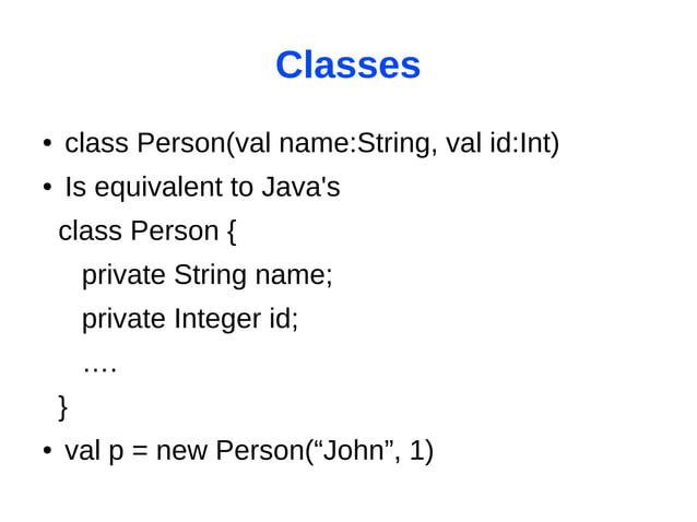 Introduction To Scala Odp Programming Languages Computing