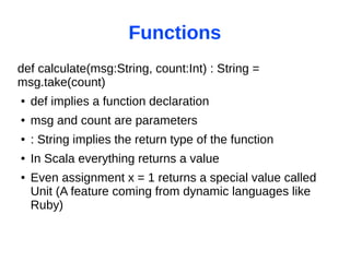 Introduction To Scala | ODP | Programming Languages | Computing