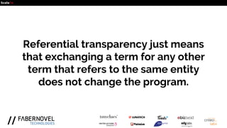 What Referential Transparency can do for you | PPT