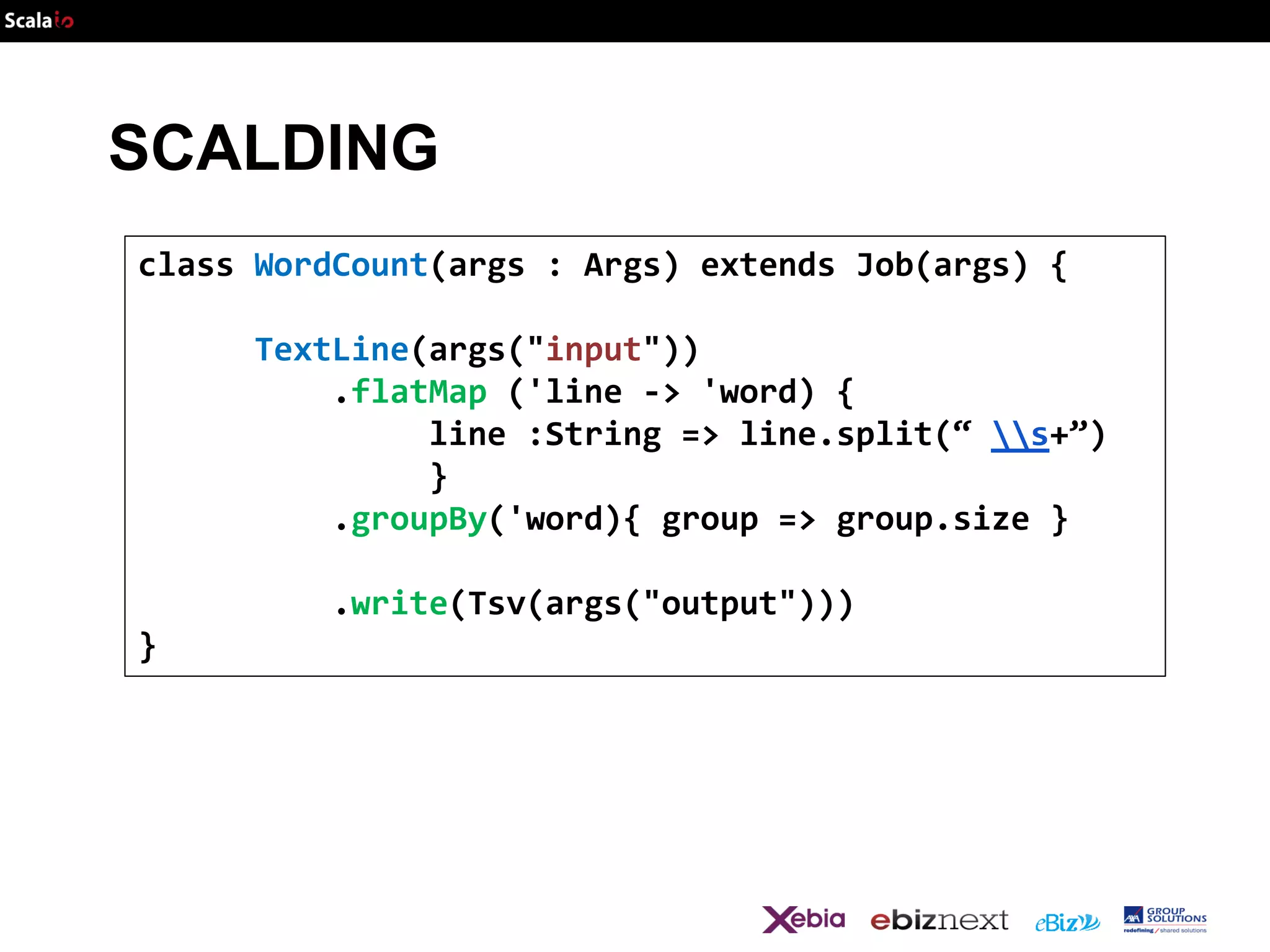 Big Data Analytics with Scala at SCALA.IO 2013
