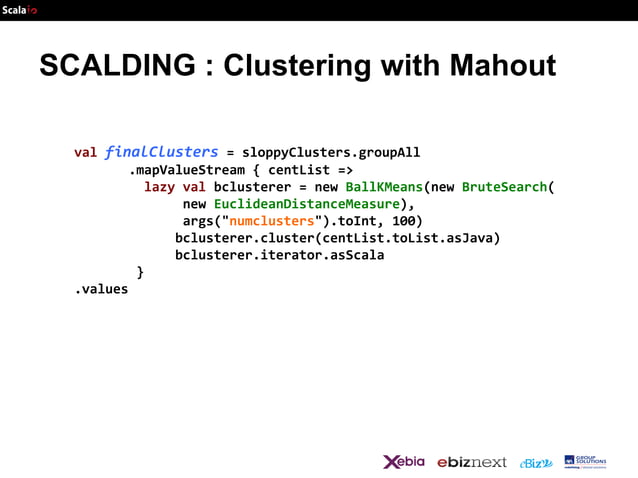 Big Data Analytics with Scala at SCALA.IO 2013