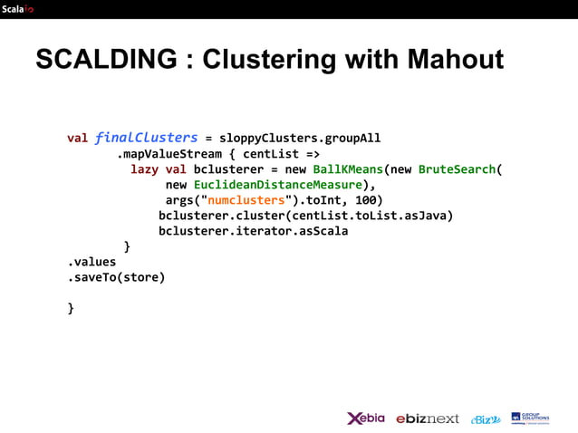 Big Data Analytics with Scala at SCALA.IO 2013