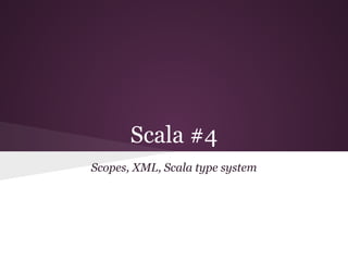 Scala lecture #4 | PPT