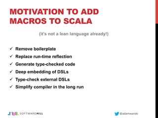 Scala Macros | PDF