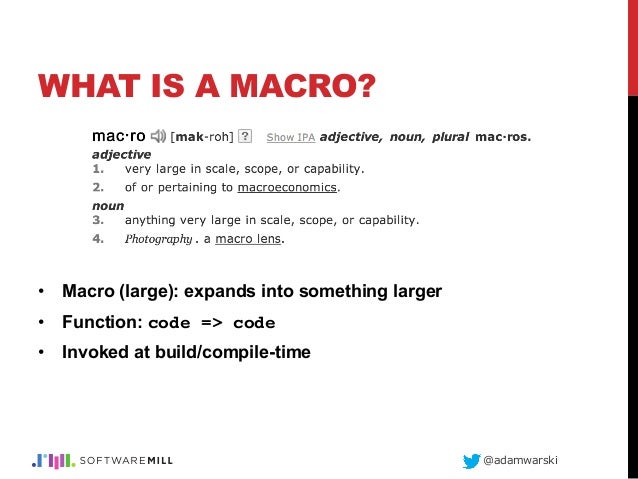 Scala Macros