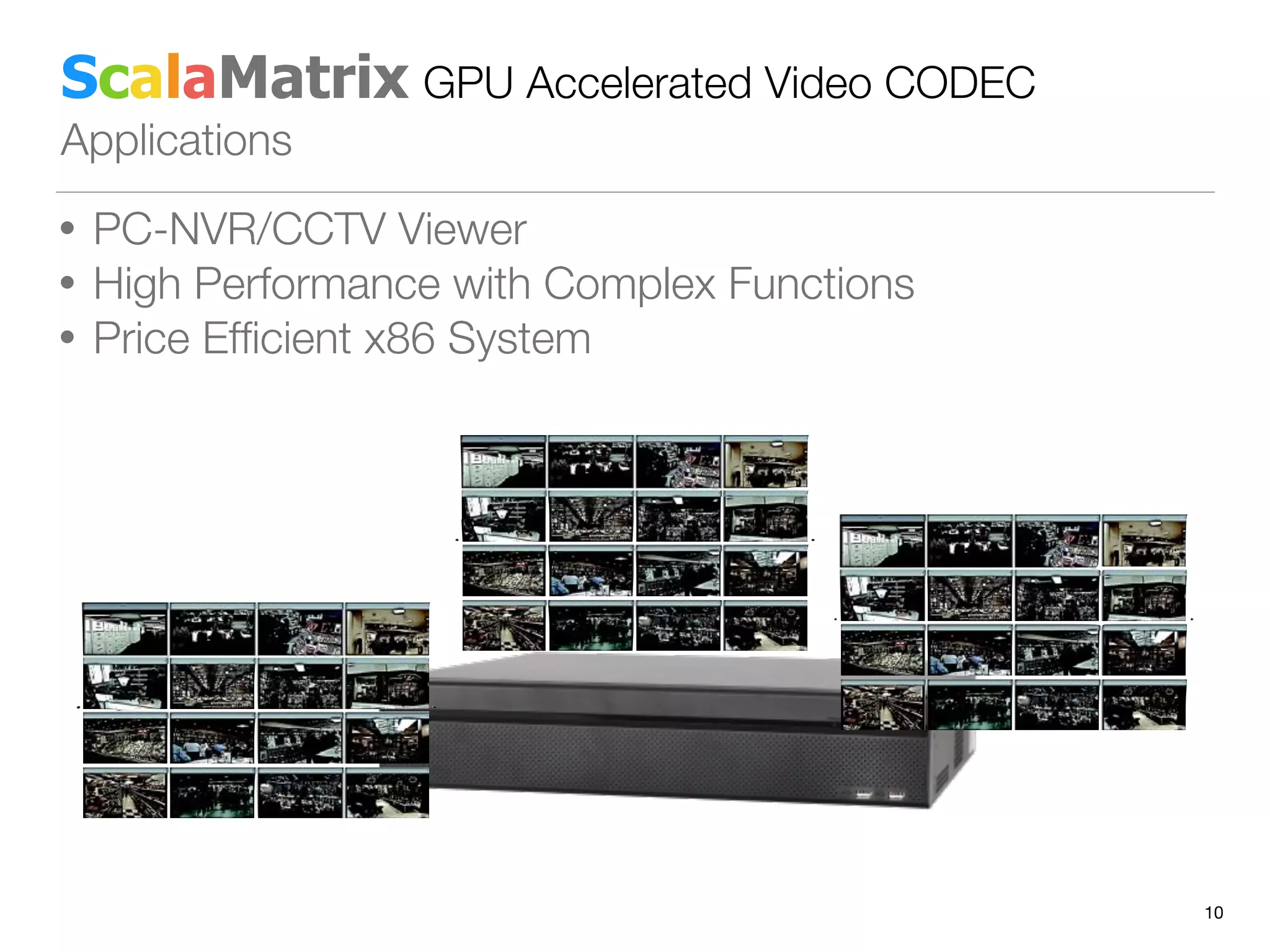 ScalaMatrix gpu accelerated video display | PPT ScalaMatrix gpu accelerated video display | PPT