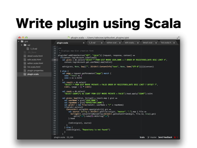 GitBucket: The perfect Github clone by Scala | PPT