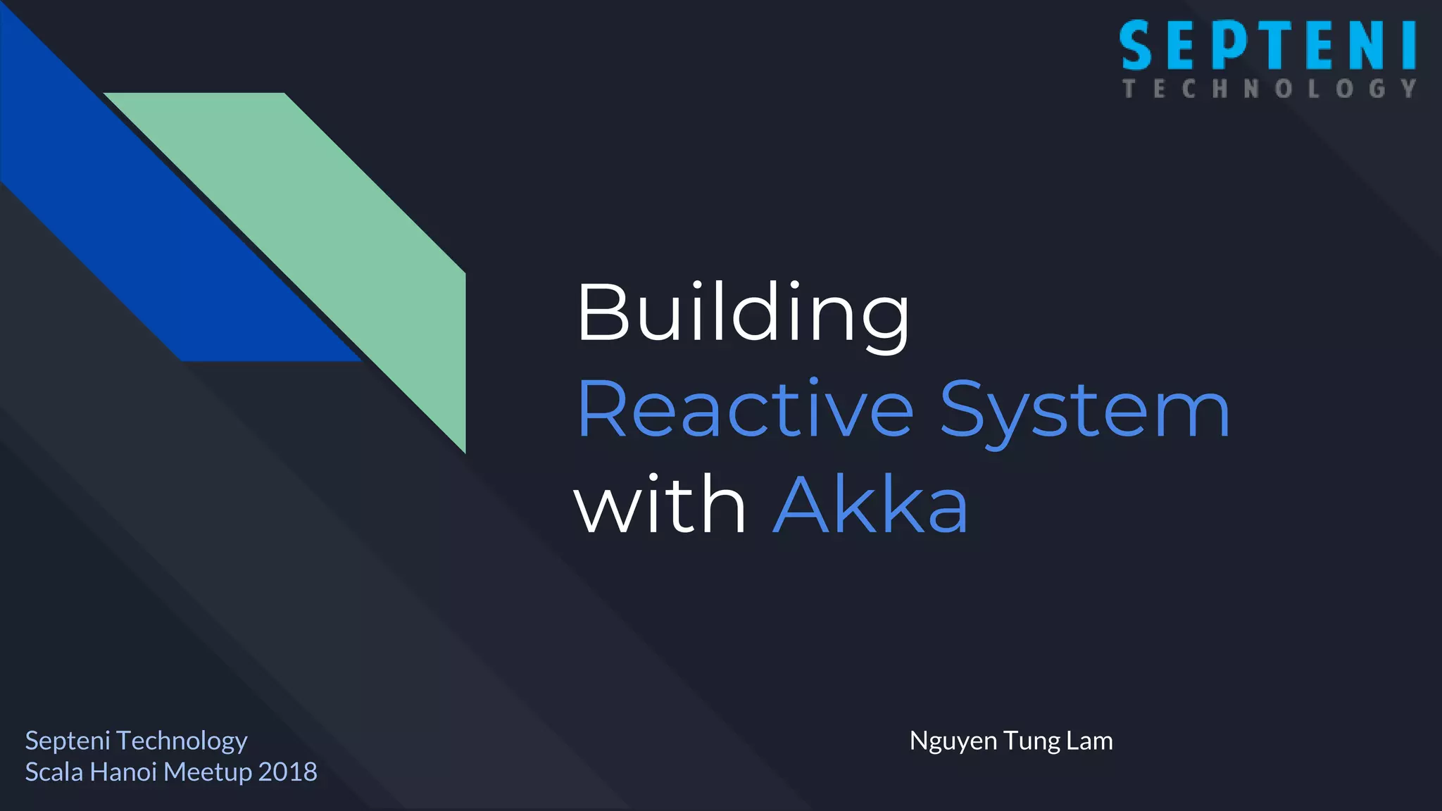 Building Reactive System with Akka | PPTX