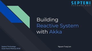 Building Reactive System with Akka | PPTX