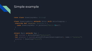 Building Reactive System with Akka | PPTX