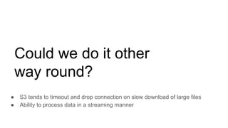 Using akka streams to access s3 objects | PPT