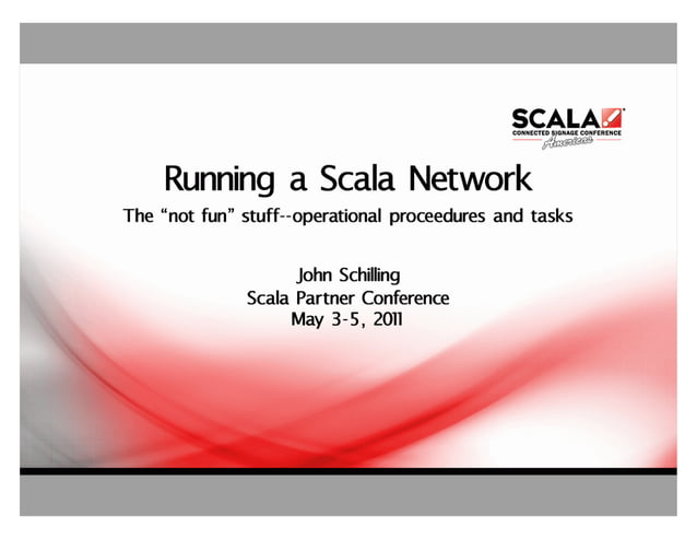 Scala Network Operations Considerations | PDF | Computer Networking | Computing