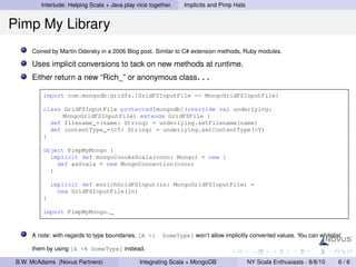Briefly: Scala Implicits, Pimp My Library and Java Interop | PDF | Programming Languages | Computing