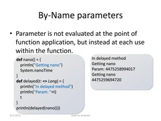 Scala on Android | PPTX