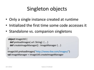 Scala on Android | PPTX