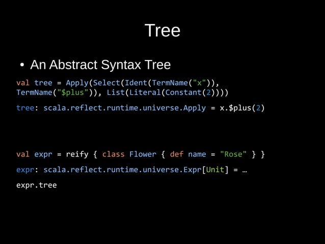Scala Reflection And Runtime Metaprogramming Ppt