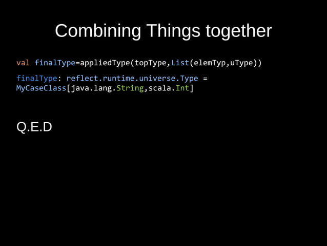 Scala Reflection & Runtime MetaProgramming | PPT