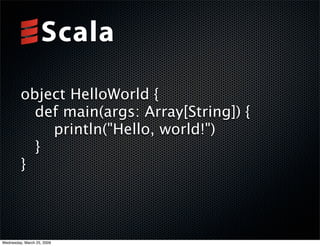 Basic Wicket and Scala | PPT