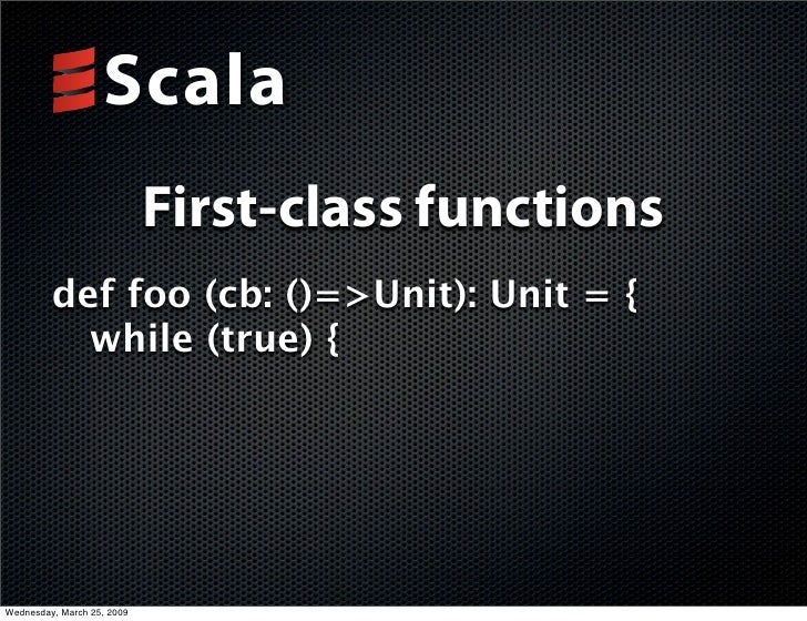 Scala First Class Functions In Libraries