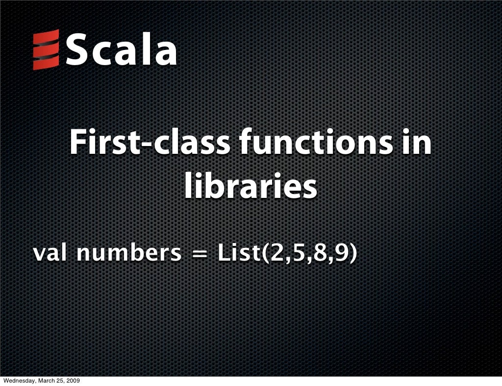Scala First Class Functions In Libraries
