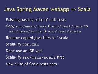 Scala Presentation Work | ODP | Programming Languages | Computing