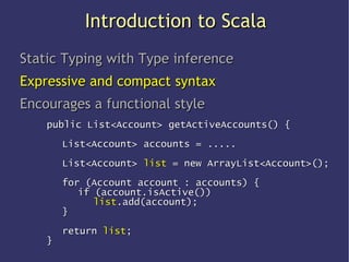 Scala Presentation Work | ODP | Programming Languages | Computing
